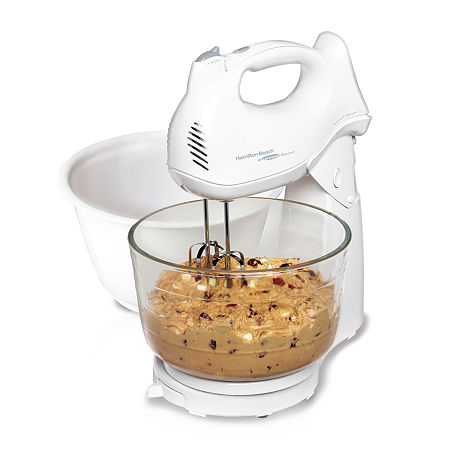 Hamilton Beach Power Deluxe 6 Speed Stand Mixer - 64693 - White