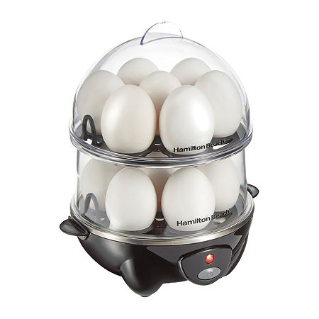 Hamilton Beach 3-in-1 Egg Cooker with 14 Egg Capacity - 25508G - Black