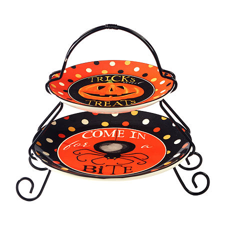 Click here for Certified International Spooky Halloween Tiered Se... prices