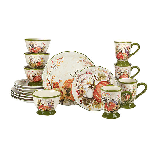 Certified International Harvest Morning 16-pc. Earthenware Dinnerware ... Certified International Harvest Morning 16-pc. Earthenware Dinnerware ...