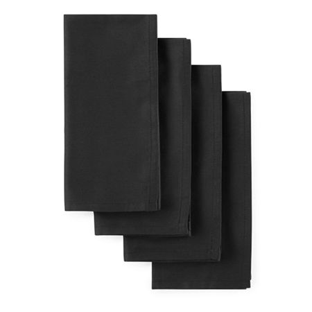 Click here for Homewear Mekia 4-pc. Napkins  One Size  Black prices