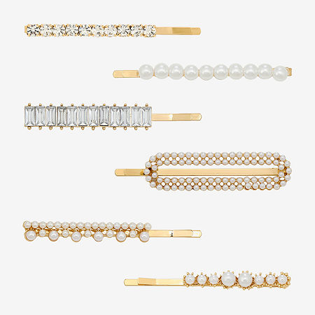Click here for Bijoux Bar 6-pc. Bobby Pin  One Size  Yellow prices