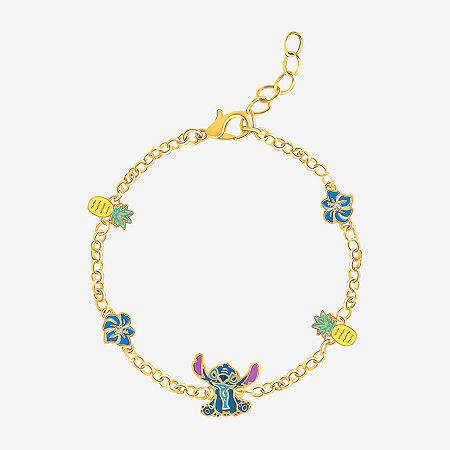 Click here for Disney Classics Womens Crystal 18K Gold Over Brass... prices