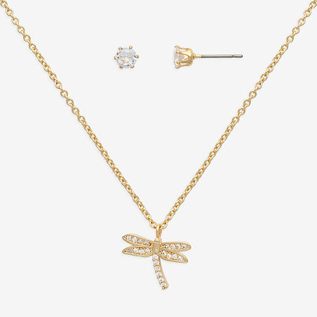 Click here for Mixit Womens Cubic Zirconia Hypoallergenic 2-pc. J... prices