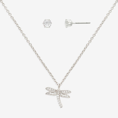 Click here for Mixit Womens Cubic Zirconia Hypoallergenic 2-pc. J... prices