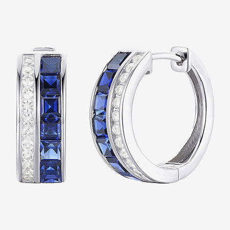 Click here for Womens Lab Created Blue Sapphire Sterling Silver 1... prices