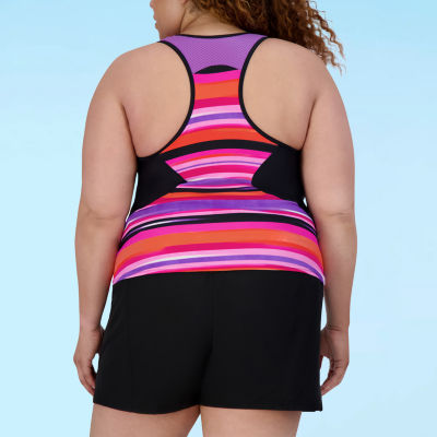 ZeroXposur Tankini Swimsuit Top Plus, Color: Lilac - JCPenney