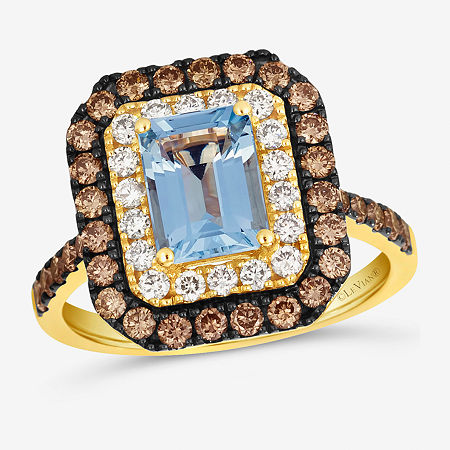 Click here for Le Vian Ring featuring Sea Blue Aquamarine Chocola... prices