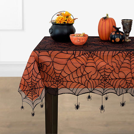 Click here for Elrene Crawling Halloween Spider Lace Lined Oblong... prices