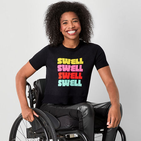 Click here for Jamey Perry x JCPenney Womens Adaptive Swell Short... prices