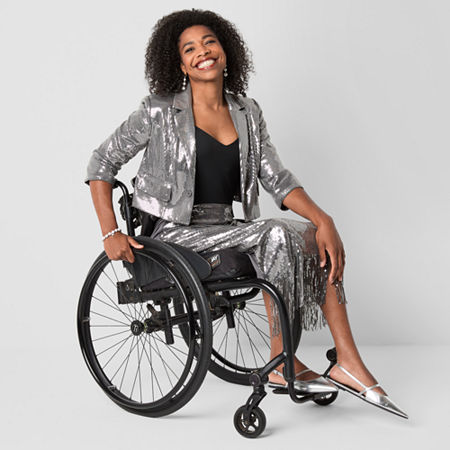 Click here for Jamey Perry x JCPenney Womens Adaptive Sequin Frin... prices