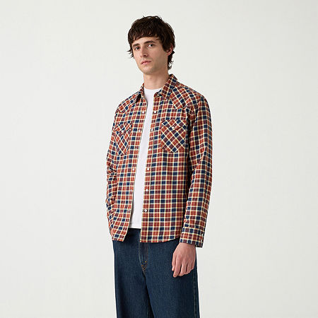 Click here for Levis Mens Long Sleeve Western Shirt  X-large  Red prices