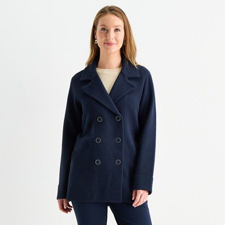 Click here for Liz Claiborne Womens Midweight Peacoat  X-large  B... prices