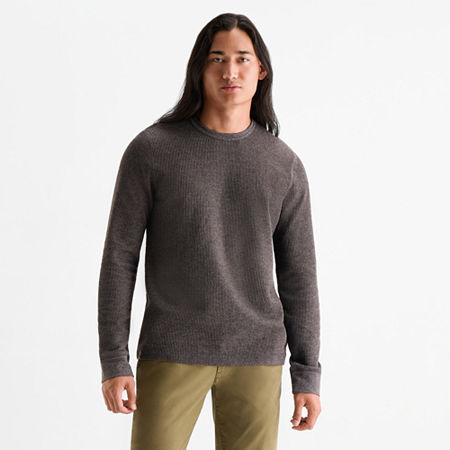 Click here for mutual weave Mens Crew Neck Long Sleeve T-Shirt  X... prices