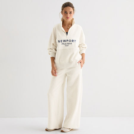 Click here for Arizona Womens Juniors Low Rise Fleece Sweatpant... prices