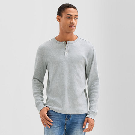Click here for Arizona Mens Long Sleeve Regular Fit Henley Shirt... prices