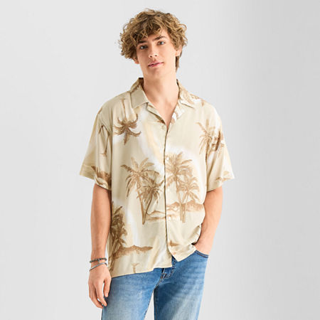 Click here for Arizona Mens V Neck Short Sleeve Relaxed Fit Butto... prices