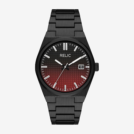 Click here for Relic By Fossil Oliver Mens Black Bracelet Watch Z... prices