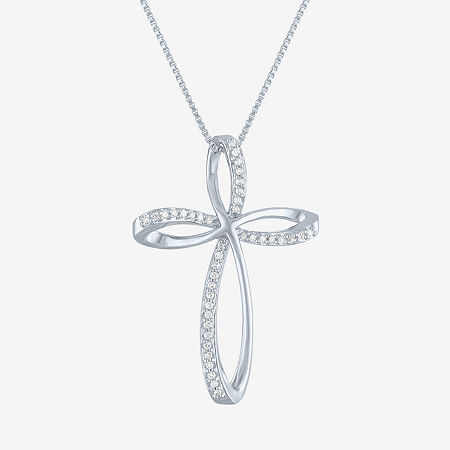 Click here for Cross (G-H  Si2-I1) Womens 1/10 CT. T.W. Lab Grown... prices