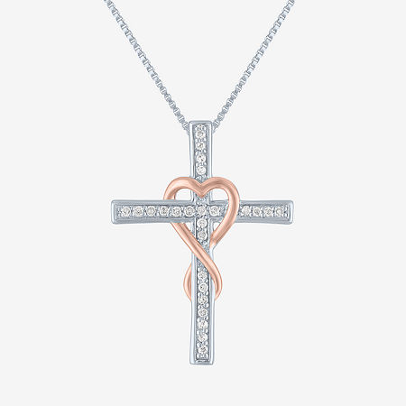 Click here for Cross (G-H  Si2-I1) Womens 1/10 CT. T.W. Lab Grown... prices