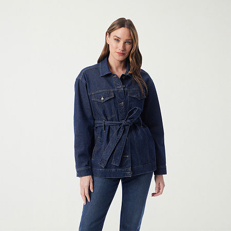 Gloria Vanderbilt Womens Belted Jacket - Laramville