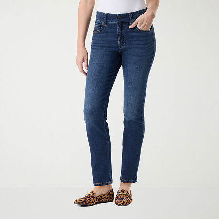 Click here for Gloria Vanderbilt Womens High Rise Straight Leg Je... prices
