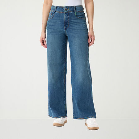 Click here for Gloria Vanderbilt Womens High Rise Wide Leg Jean... prices