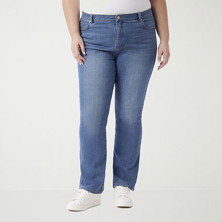 Click here for Gloria Vanderbilt-Plus Amanda Womens High Rise Str... prices