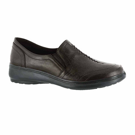 Easy Street Womens Ultimate Comfort Flats - Brown