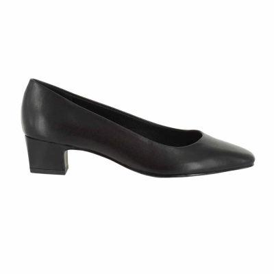Easy Street Womens Prim Round Block Heel Pumps - JCPenney