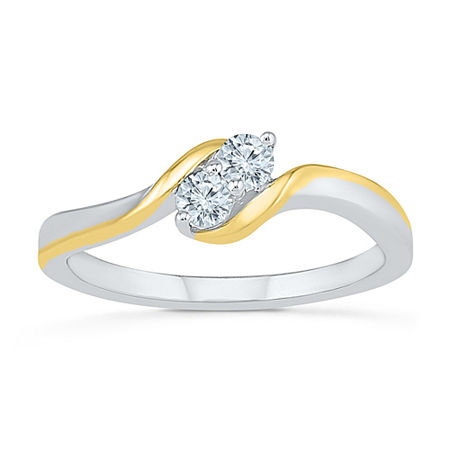 Click here for Womens 1/5 CT. Natural White Diamond 10K Gold Cock... prices