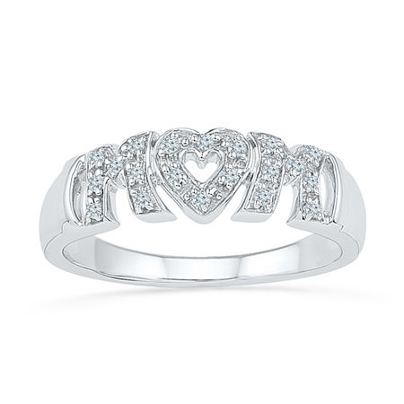 Click here for Mom Womens 2MM 1/10 CT. T.W. Natural White Diamond... prices
