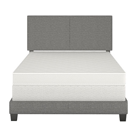 Click here for Mischa Upholstered Tufted Bed Frame  One Size  Gra... prices