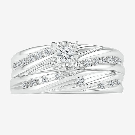 Click here for Womens 1/4 CT. T.W. Natural White Diamond Sterling... prices