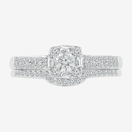 Click here for Womens 3/8 CT.T.W. Natural Diamond 10K White Gold... prices