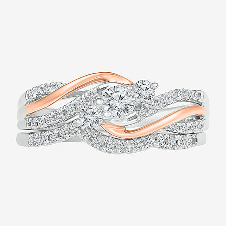 Click here for Love Lives Forever Womens 1/2 CT.T.W. Natural Diam... prices