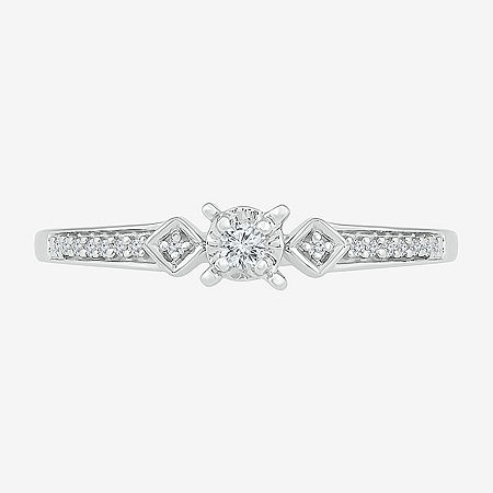 Click here for Promise My Love Womens 1/10 CT. T.W. Natural White... prices