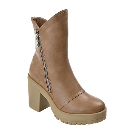 Click here for Journee Collection Womens Jaquie Block Heel Bootie... prices