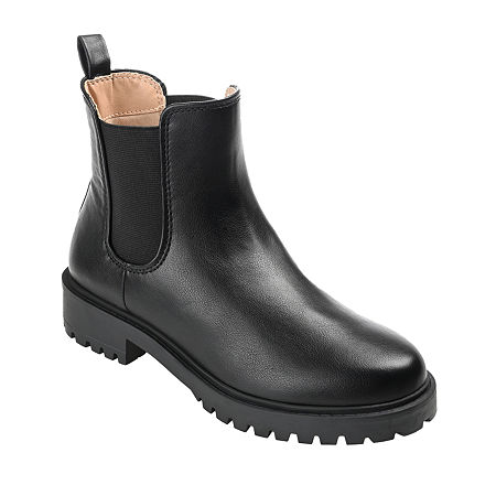 Click here for Journee Collection Womens Kenova Block Heel Bootie... prices