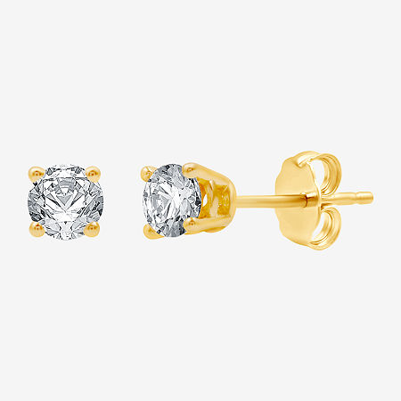 Click here for 1/3 CT. Natural White Diamond 14K Gold 3.4mm Round... prices