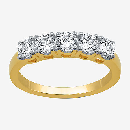 Click here for 1 CT.T.W. Natural Diamond 10K Yellow Gold 5-Stone... prices