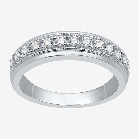 Click here for 1/3 CT.T.W. Natural Diamond Wedding Band  6  White prices
