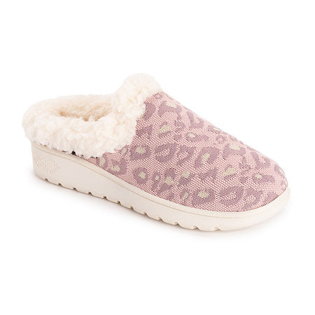 Muk Luks Womens Nony Fly knit Slippers - Blush