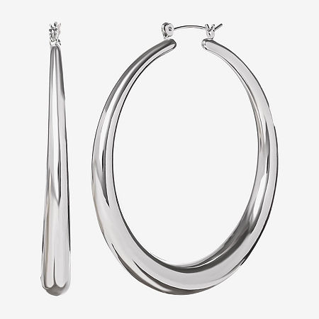 Click here for JS Jessica Simpson Silver Tone Womens 64.9mm Hoop... prices