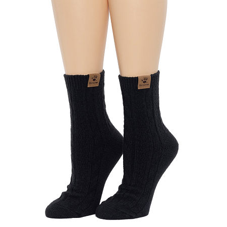 Click here for Bearpaw Geo Texture Womens Multi-Pack 2 Pair Quart... prices