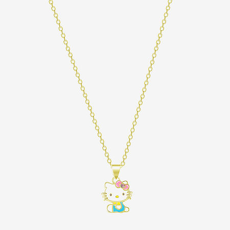 Click here for Hello Kitty Womens Pink Crystal 18K Gold Over Bras... prices