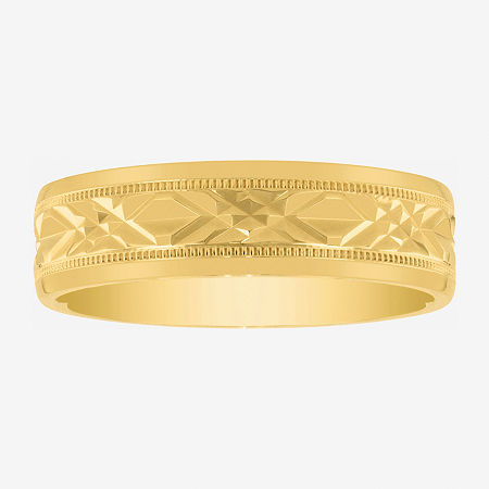 Click here for Mens 6MM 14K Gold Over Silver Wedding Band  12 prices