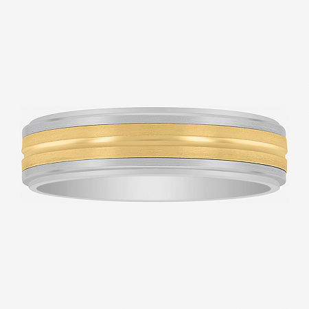 Click here for Mens 6MM 14K Gold Tungsten Wedding Band  12 1/2 prices