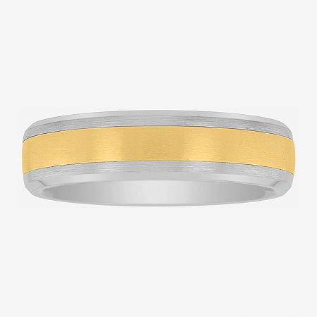 Click here for Mens 6MM 14K Gold Tungsten Wedding Band  12 1/2 prices