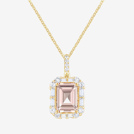 Click here for Yes  Please! Womens Lab Created Pink Sapphire 14K... prices